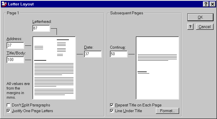 FAQ - Writing Letters